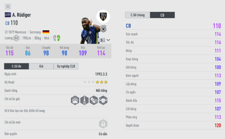 Top cầu thủ FO4 2023 Ranking cao được dùng nhiều nhất - TheThao.io