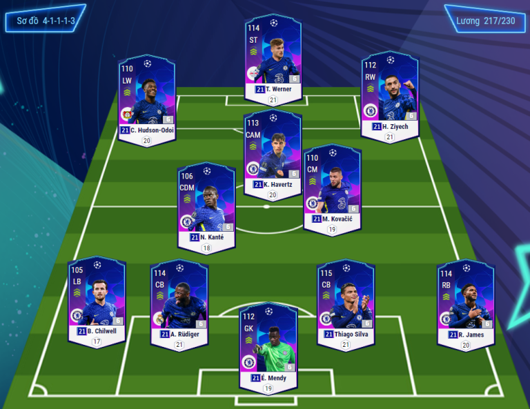 Đội hình chelsea FO4 Ngon Bổ Rẻ- Cách Team Color Chelsea đặc biệt 2023 ...